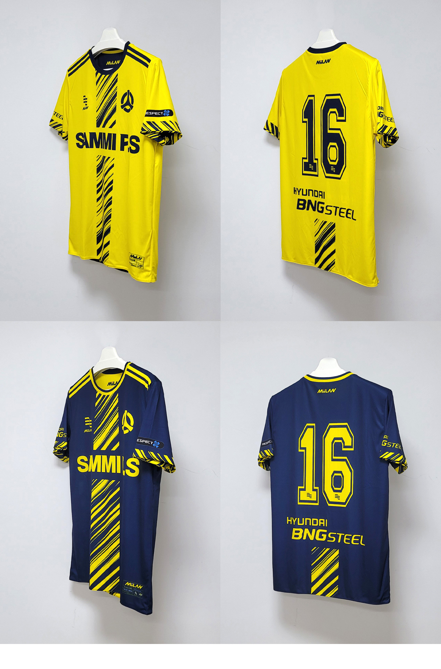 삼미FS 양면유니폼(C.50D실키밀란) : 밀란코리아