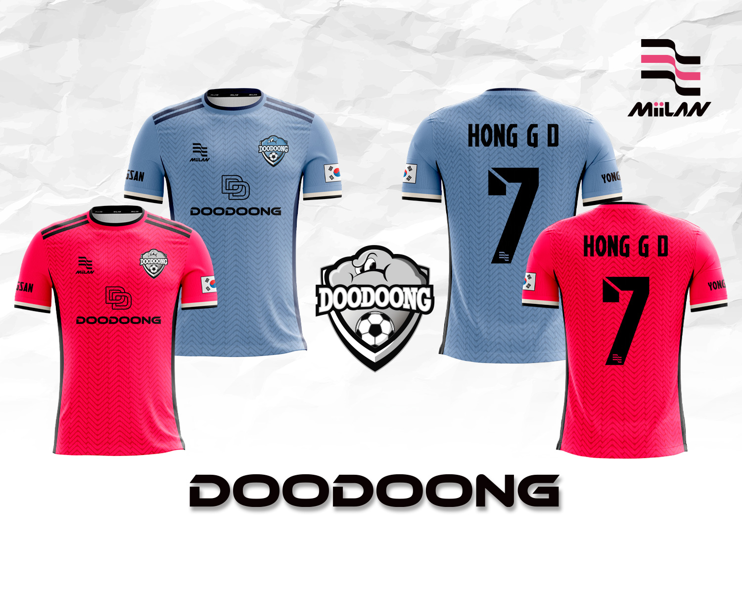 FC두둥 양면유니폼(C.50D실키밀란) : 밀란코리아