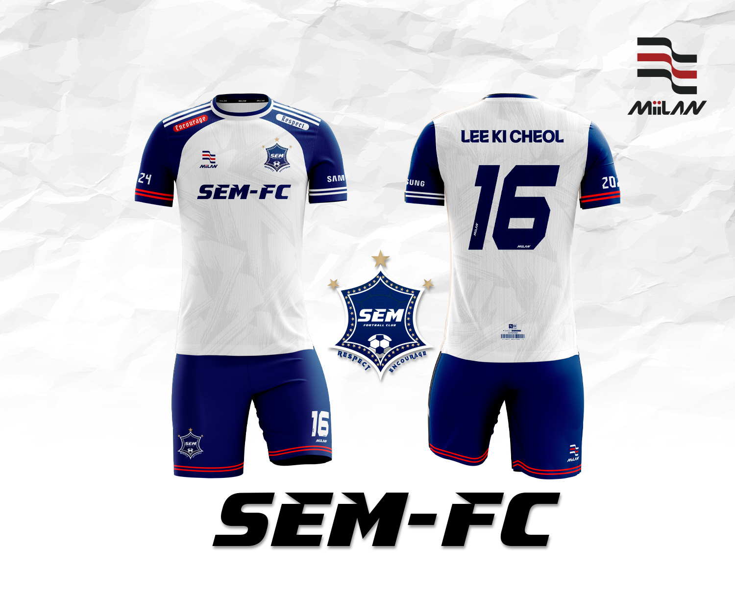 SEM FC단면유니폼(B.우레탄5홀) : 밀란코리아