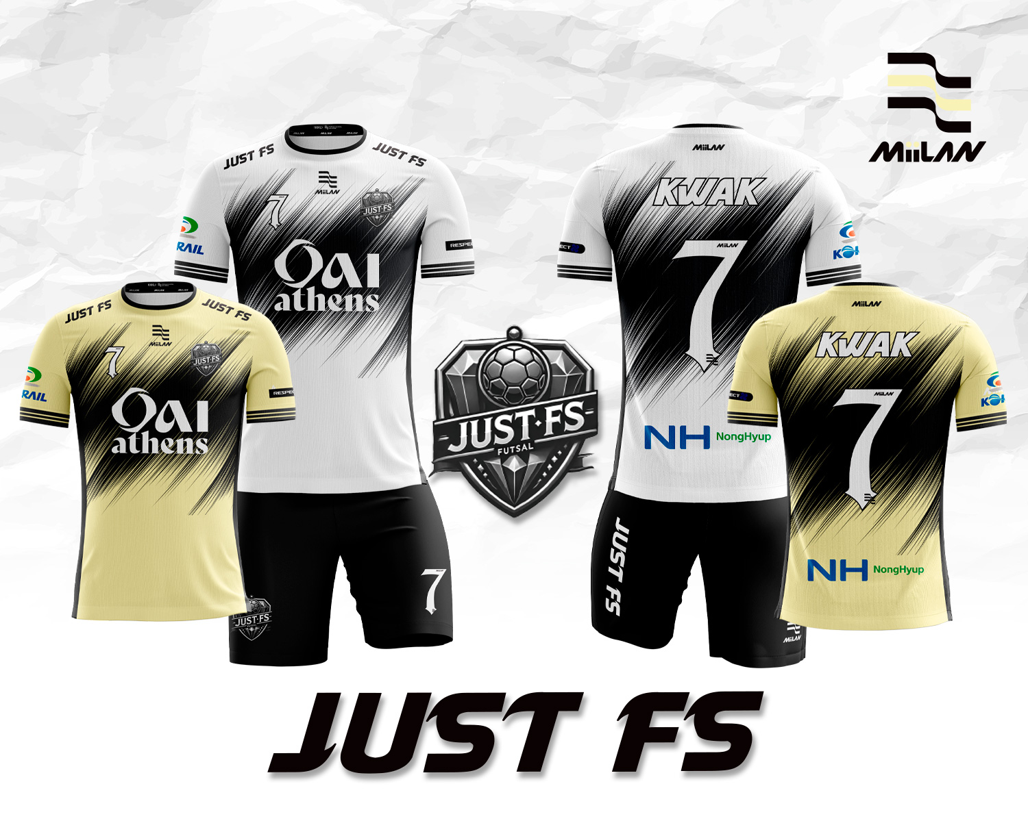 JUST FS단면유니폼(B.우레탄5홀) : 밀란코리아