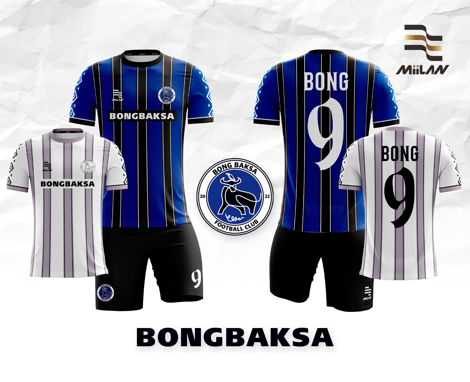 봉박사FC 양면유니폼(C.50D실키밀란) : 밀란코리아