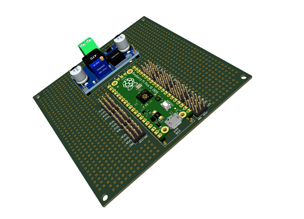 100mm X 100mm Raspberry Pi Pico 2.54mm Multifunction PCB : 네이버 블로그
