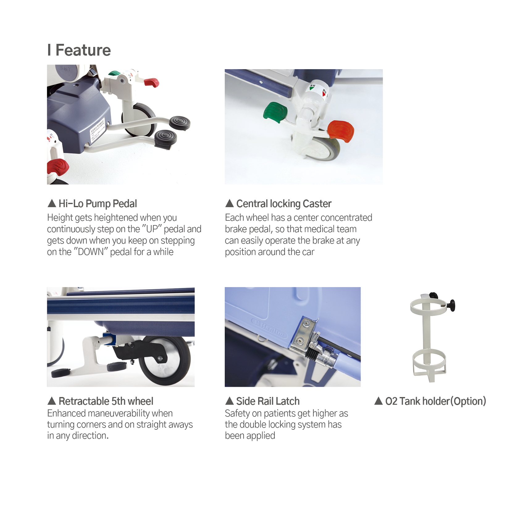 Patient Stretcher Cart | HL-SK-310 : |주|한림의료기