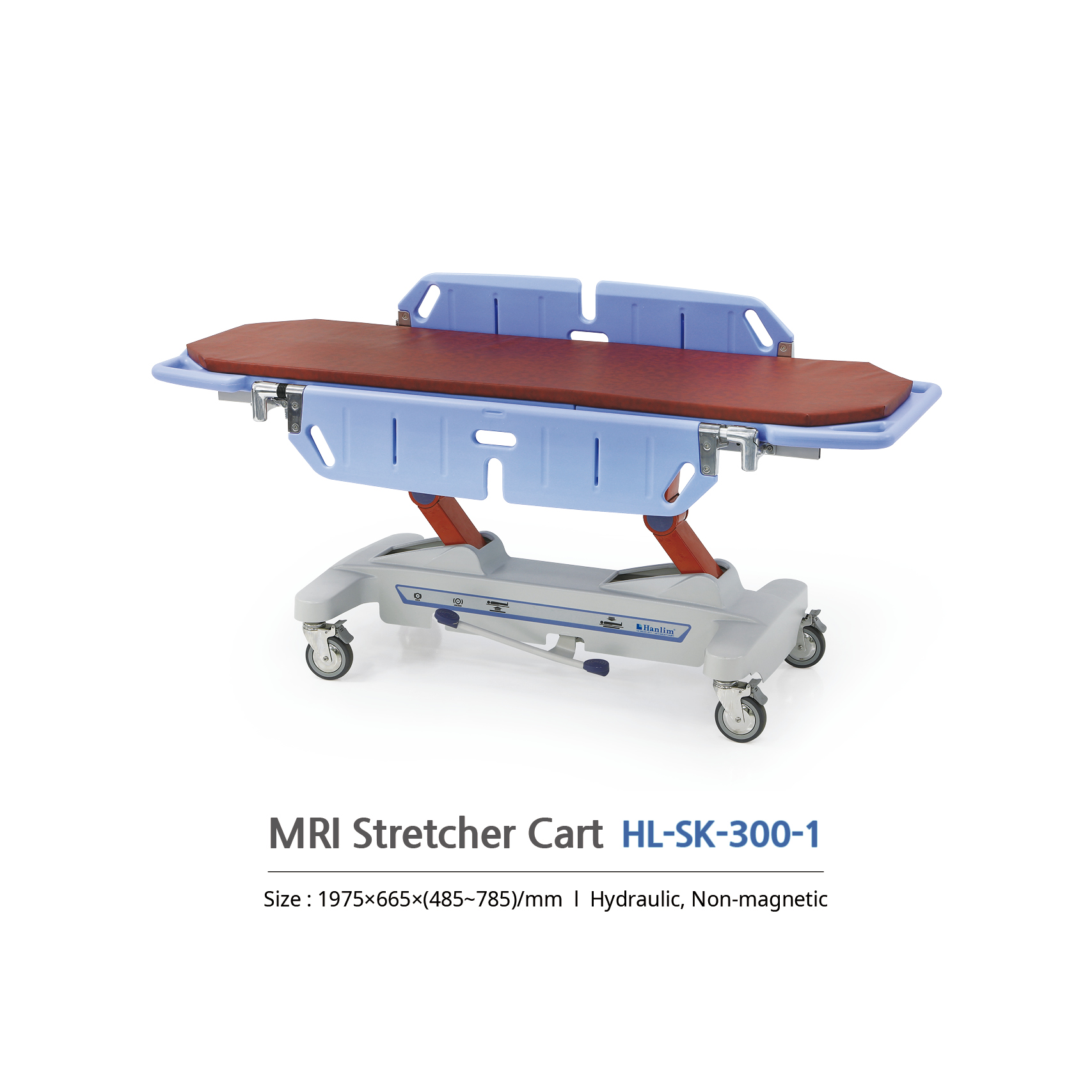 MRI Stretcher Cart┃HL-SK-300-1 : |주|한림의료기