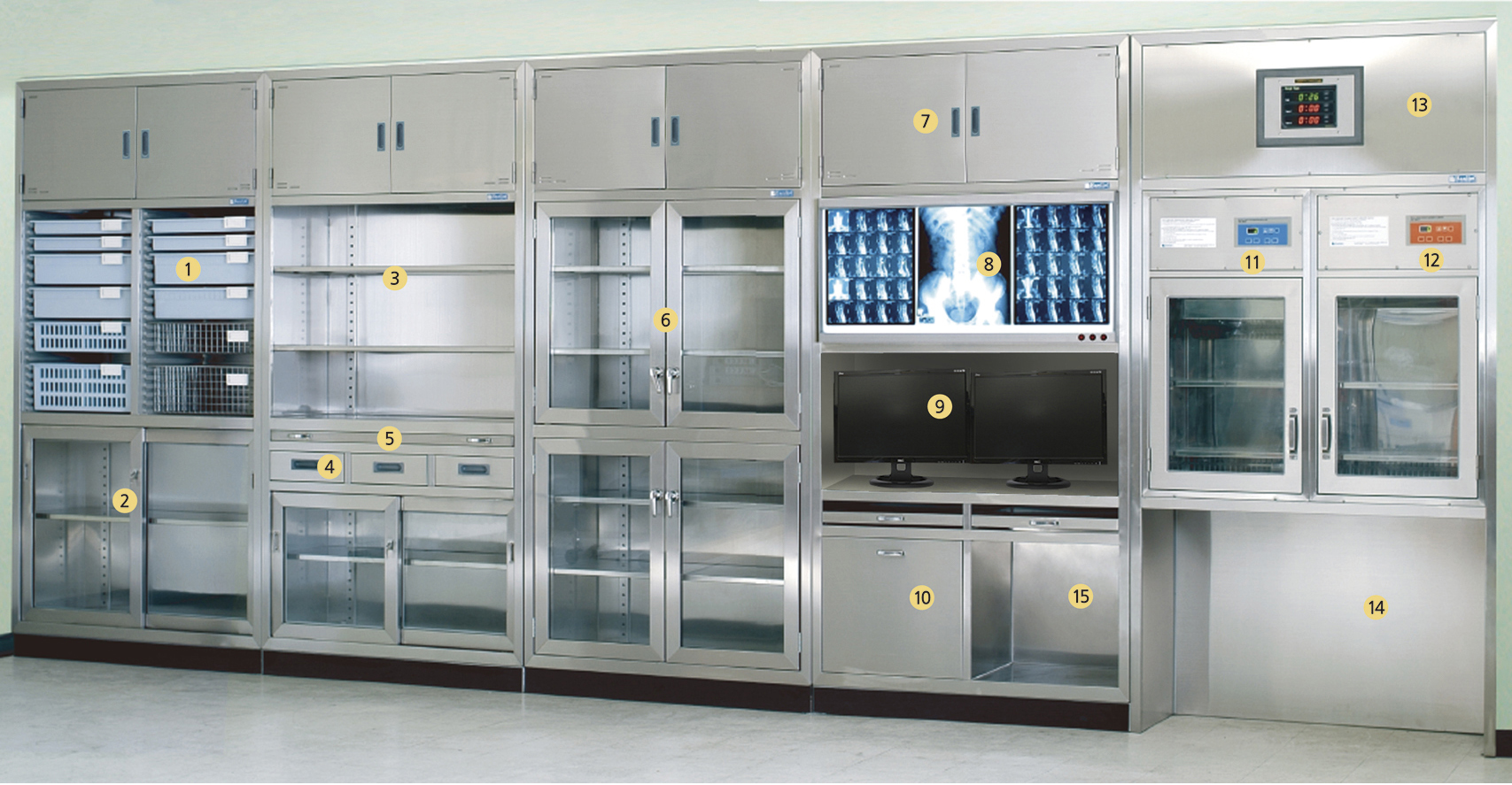 Hanlim Wall Mounted Syetem : |주|한림의료기