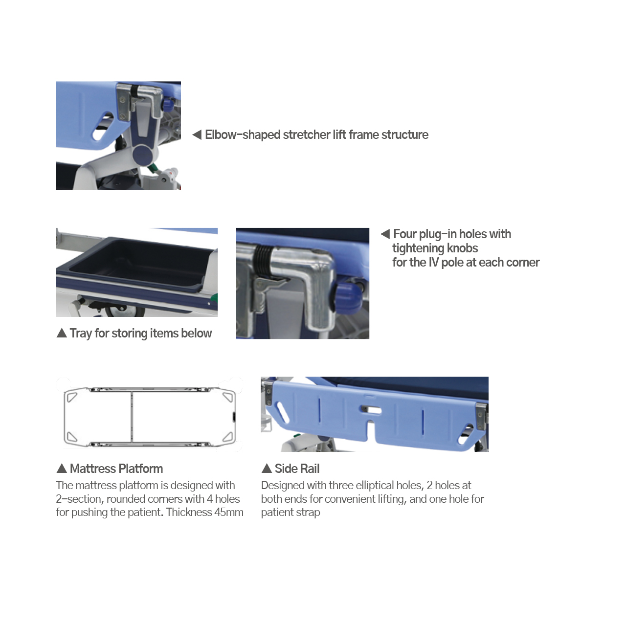 Patient Stretcher Cart | HL-SK-310 : |주|한림의료기