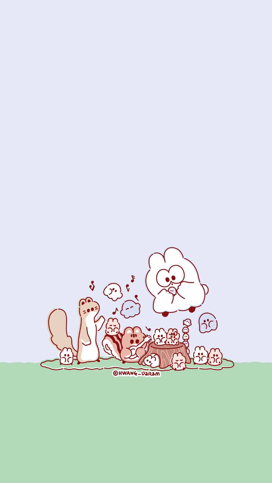 배경화면 공유 | 모두모인 숲속 : hwang_daram | 황다람