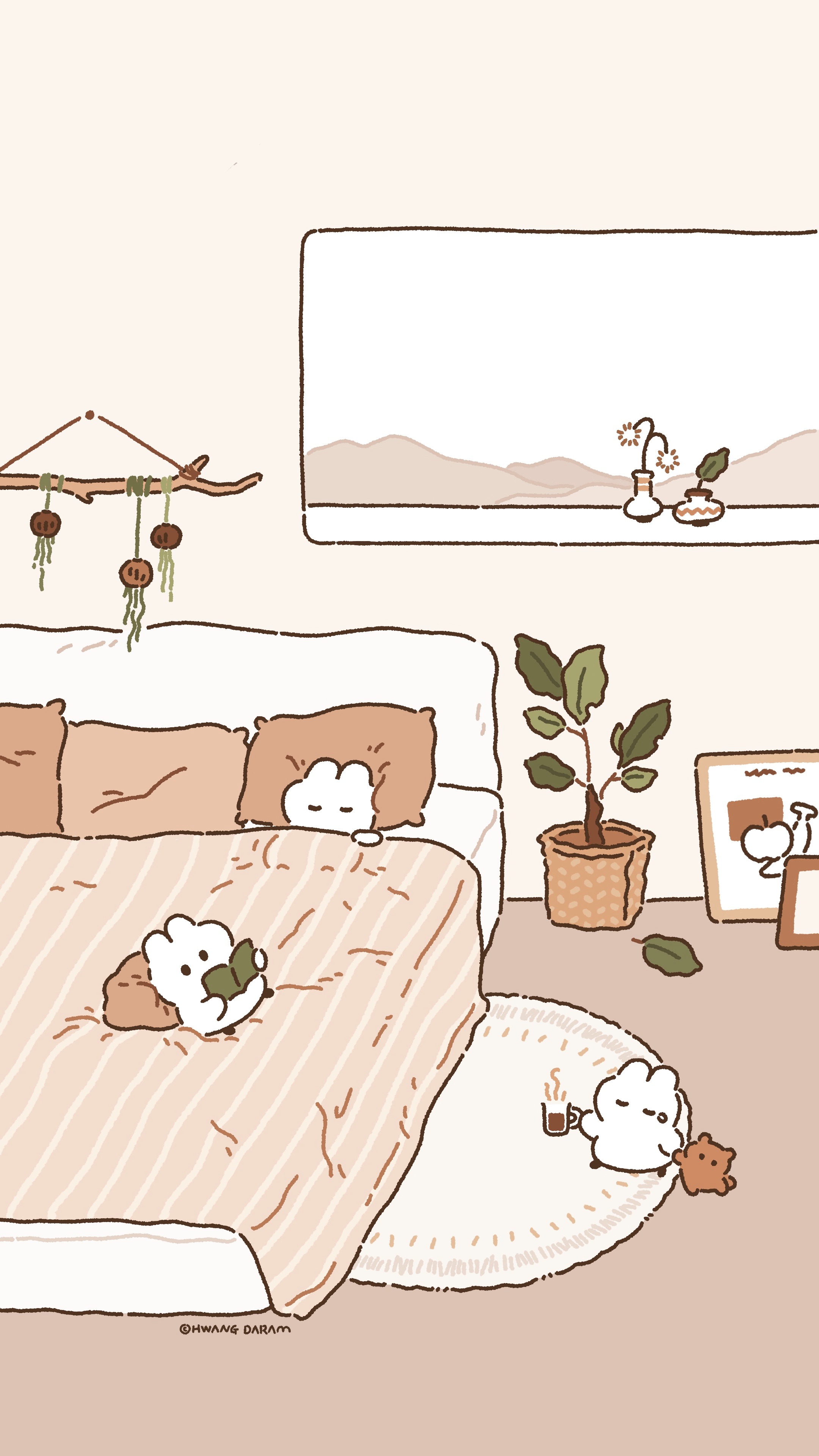 배경화면 공유 | 쮸의 방 02 : hwang_daram | 황다람