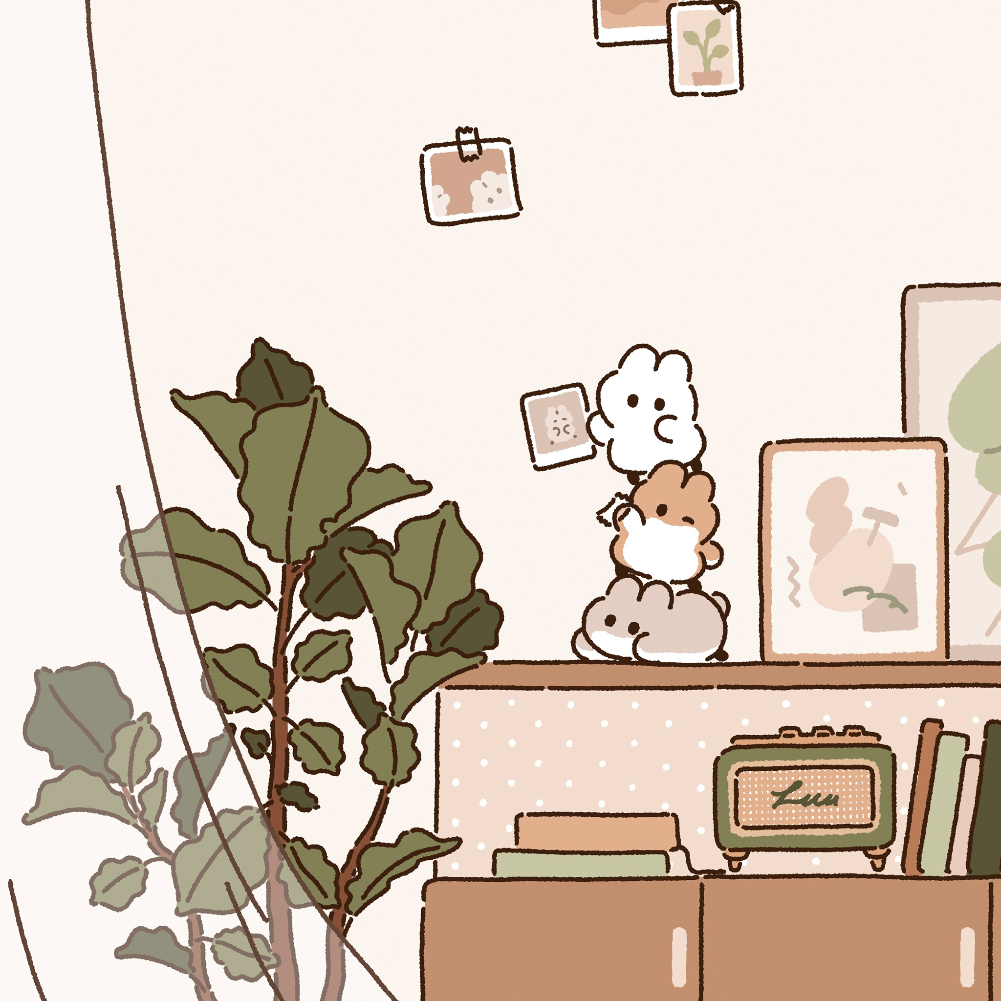 배경화면 공유 | 쮸의 방 01 : hwang_daram | 황다람