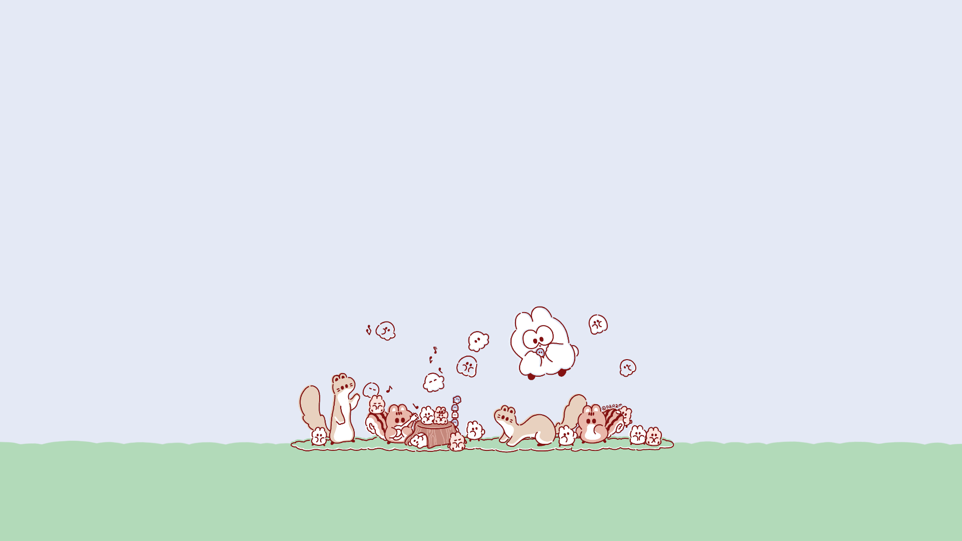 배경화면 공유 | 모두모인 숲속 : hwang_daram | 황다람