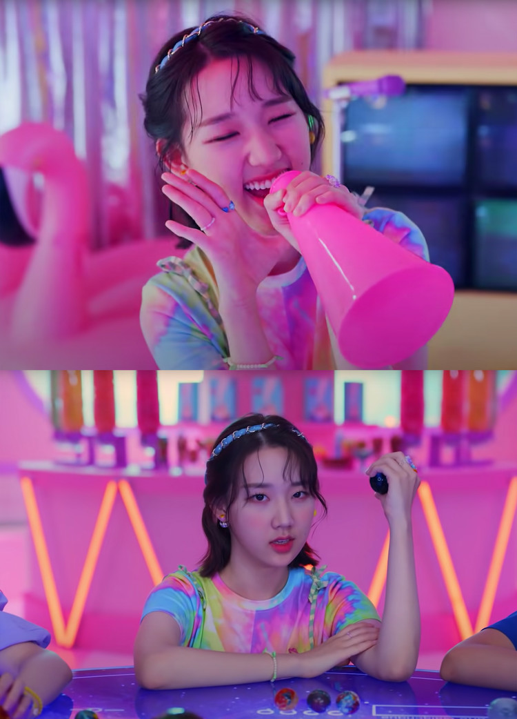 위클리 지윤 'Tag Me (@Me) ' MV : 스윙셋(Swingset)