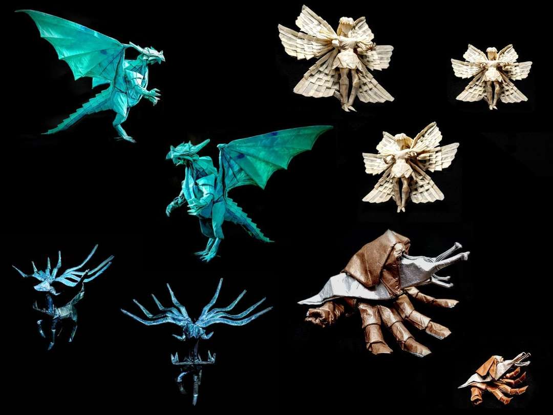 예술의 경지에 다다른 종이접기, 종이접기 작가 기미로 : 이슈