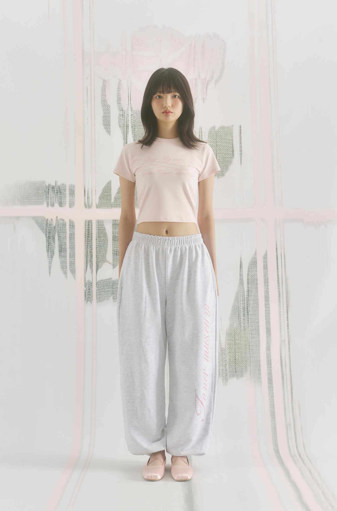 Innermuseum Print Jogger Pants (W-MELANGE) : 이너뮤지엄