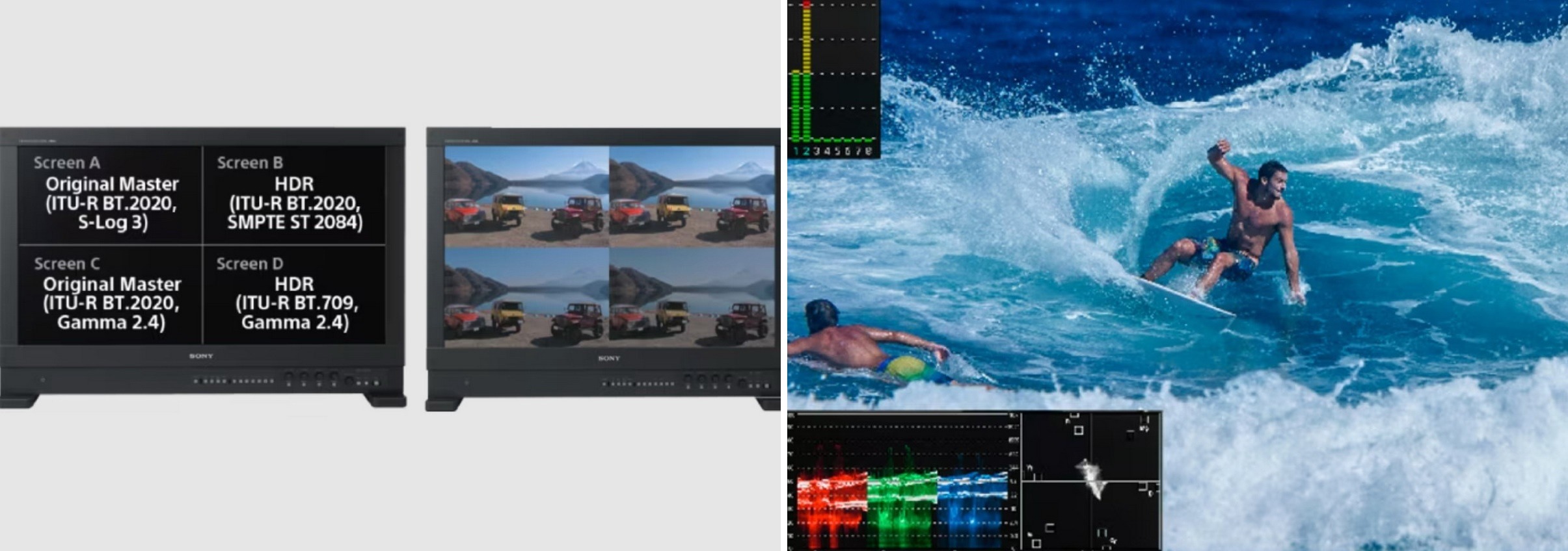 Sony, 30.5” 4K TRIMASTER HX Professional Master Monitor BVM-HX3110 : MG ...