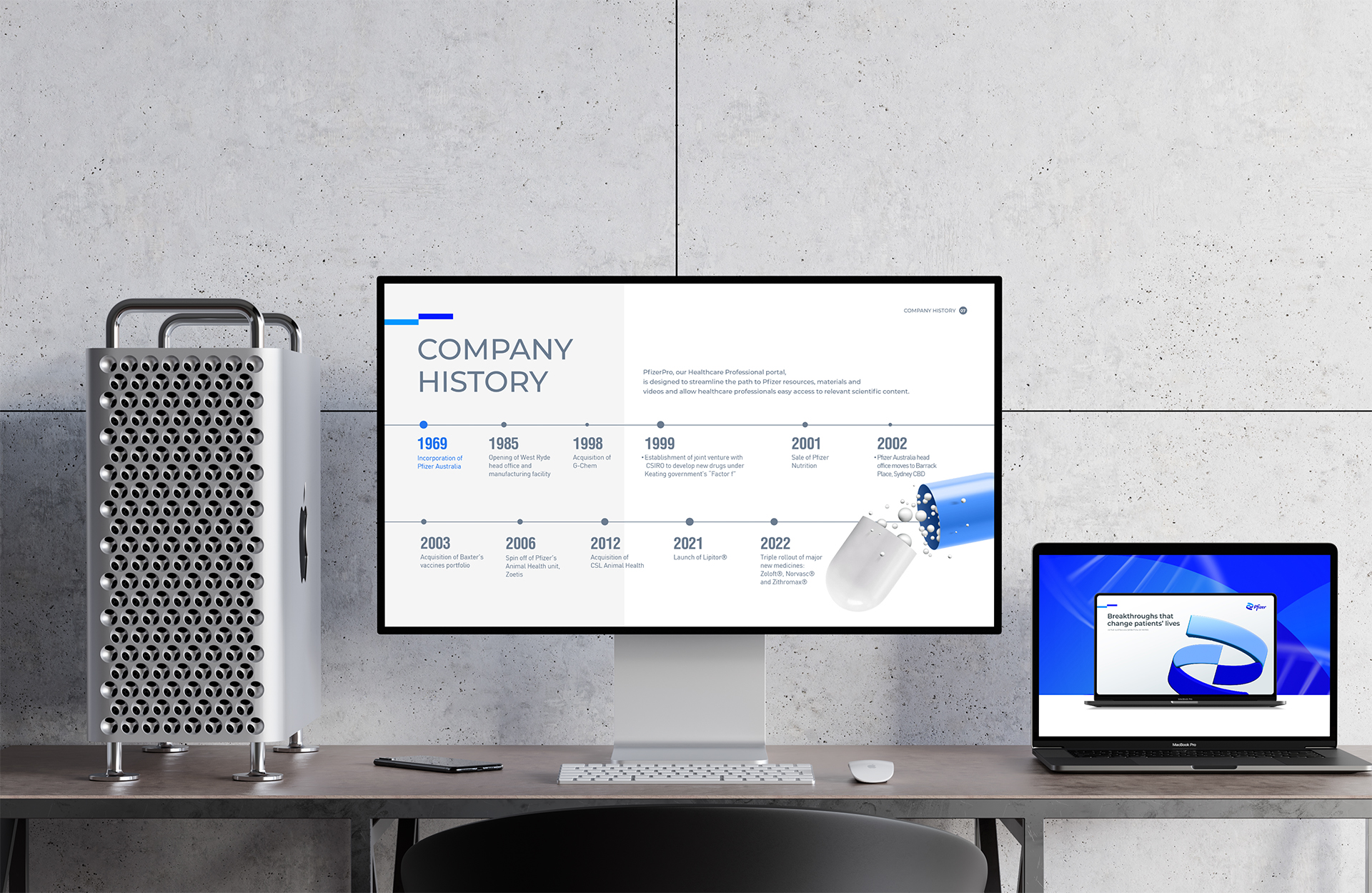 화이자 - 회사소개서 : 스튜디오도트