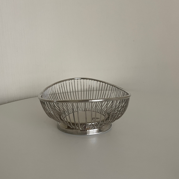 Silver Plated Wire Basket﻿ : La Sauce