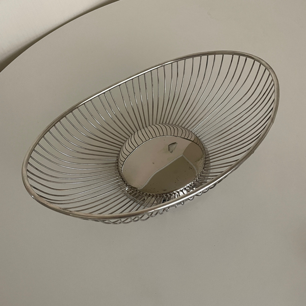 Silver Plated Wire Basket﻿ : La Sauce