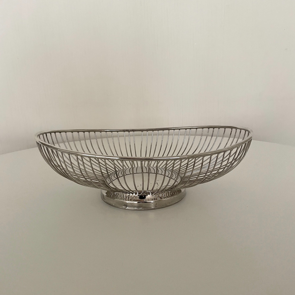 Silver Plated Wire Basket﻿ : La Sauce