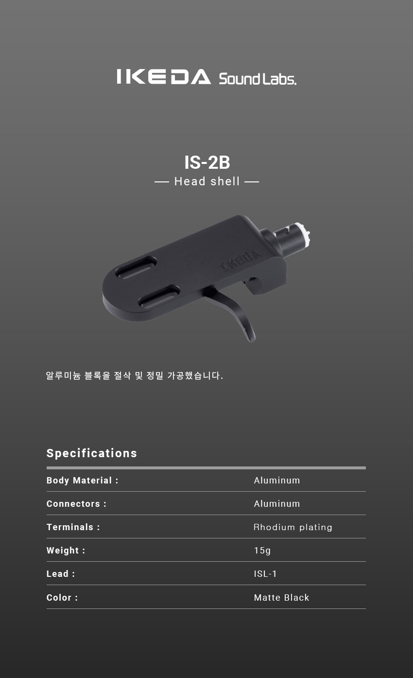 IS-2B : ikeda sound lab head shell