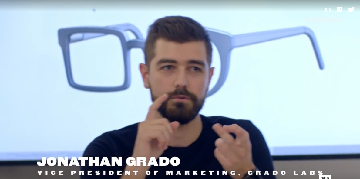 Portrait of Jonathan Grado Film Jonathan Grado on Viceland Show : news