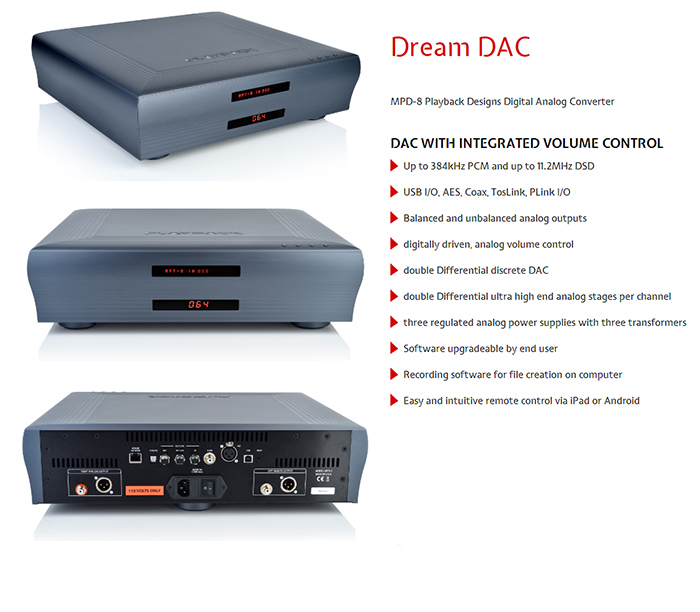 MPD-8 : playback d/a converter