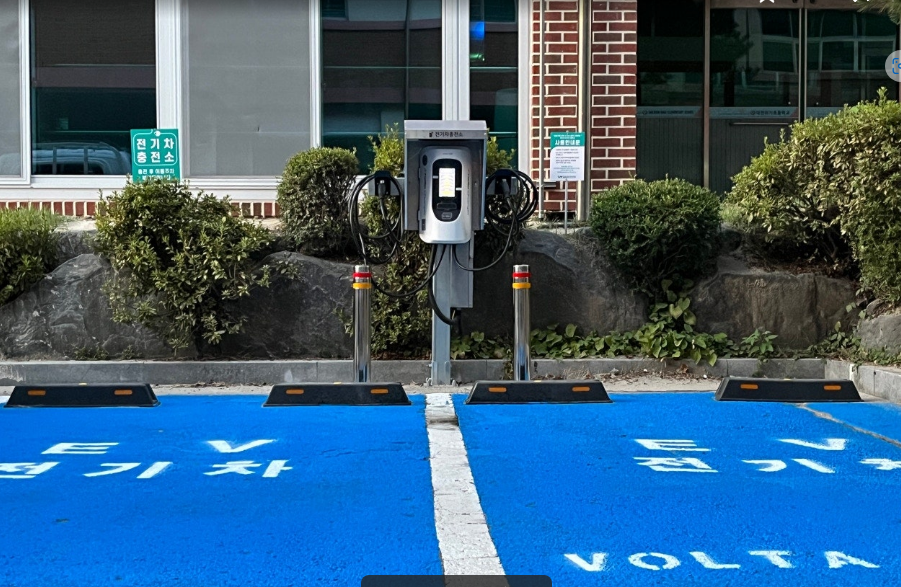 [대전하기초등학교] 전기차충전소 서비스개시 : 볼타 VOLTA | 전기차충전인프라