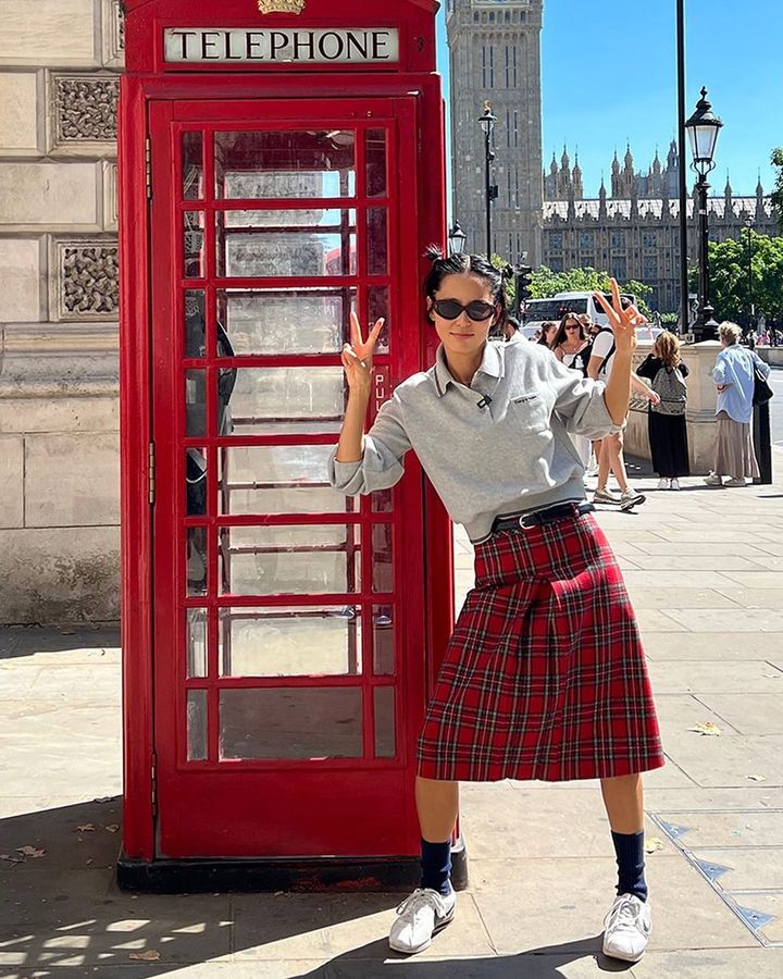 타탄체크 스타일링 ️ : 데일리패션뉴스 - dafanew