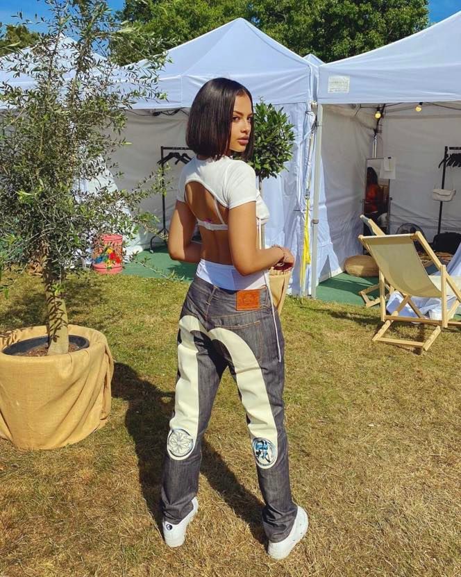 뒷태 강조템: 에비수 데님🍑 : 데패뉴 | 아카이브