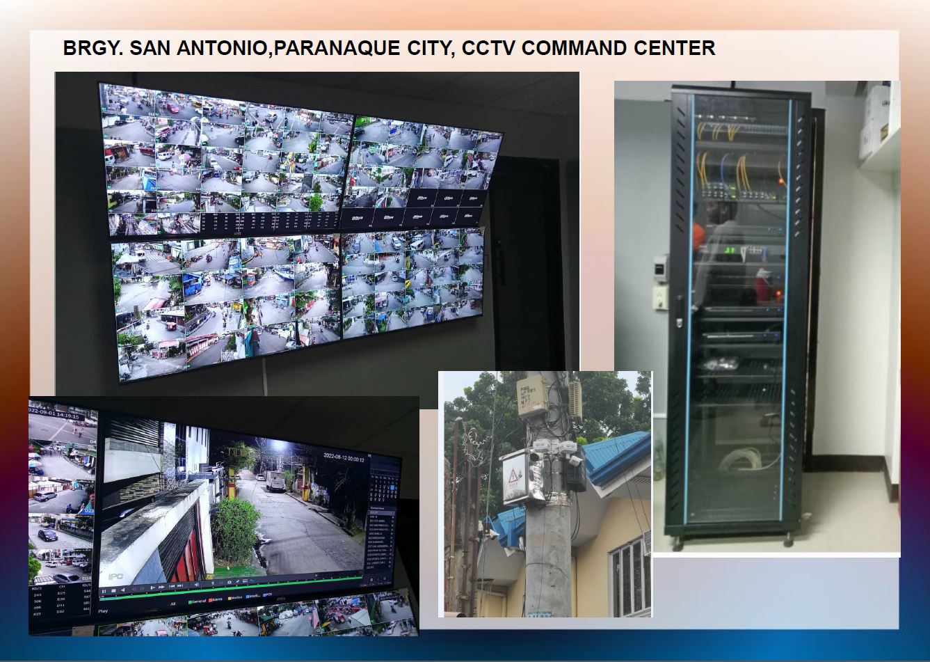 BRGY. SAN ANTONIO- CCTV COMMAND CENTER : 7S CCTV Security Corp | CCTV ...