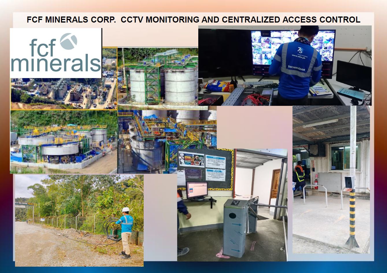 FCF MINERALS- CCTV MONITORING AND CENTRALIZED RFID ACCESS CONTROL : 7S ...