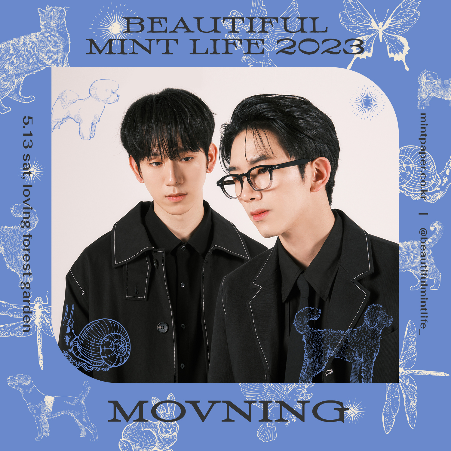 2023 뷰티풀 민트 라이프 #BML 최종 라인업 출연 : MOVNING notice