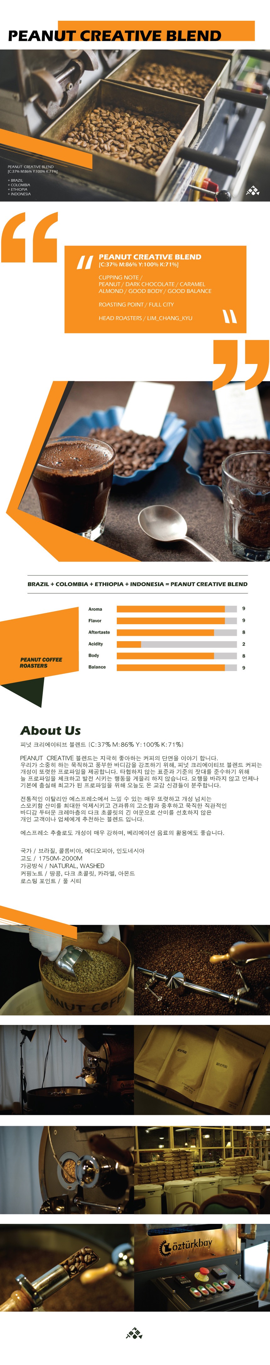 CREATIVE BLEND / 크리에이티브 블렌드 500g : 피넛커피