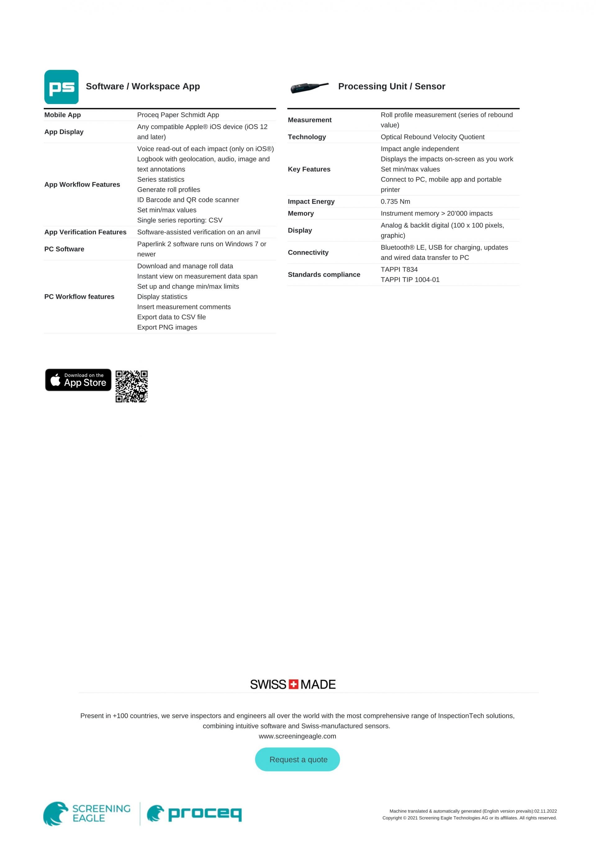 프로세크 PROCEQ PS8000 Paper Schmidt (가격문의) : 굿맨시스템