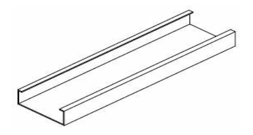 Solid Bottom Type Section-C : ㈜서한공업-제품소개- 케이블트레이-Ladder Type&Solid ...