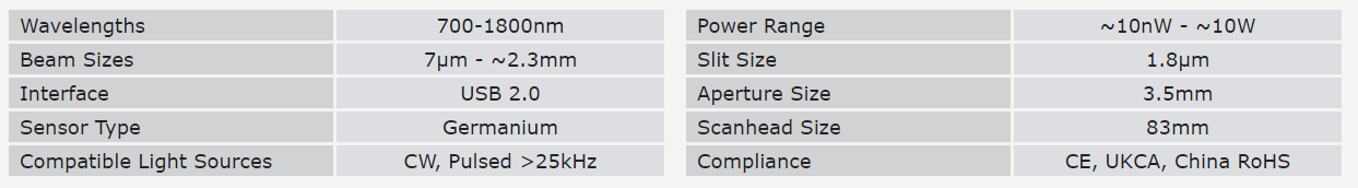NanoScan 2s Ge/3.5/1.8 : 옵틱클라우드 | Opticcloud