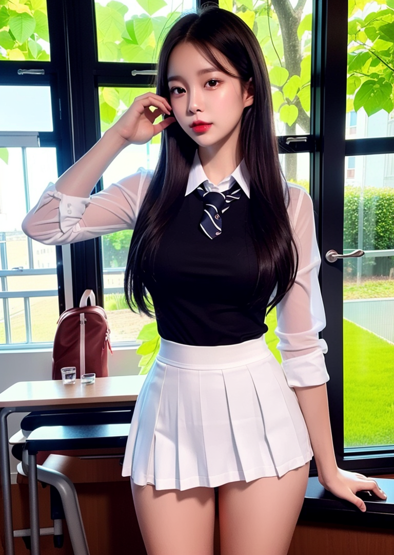 교복이 너무.. 짧아짐.. : AI Girlfriends