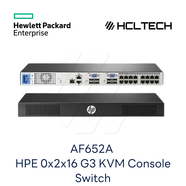 AF652A HPE 0x2x16 G3 KVM Console Switch : 에이치씨엘테크