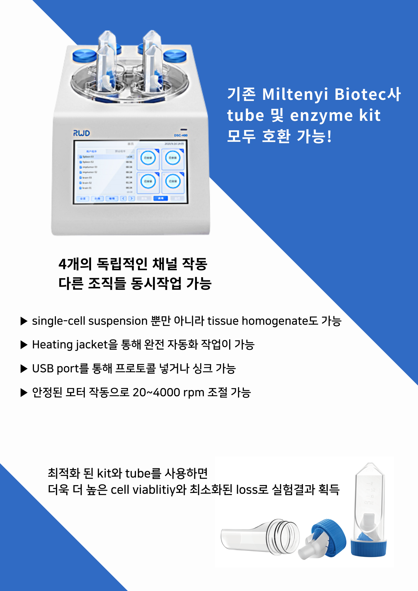 시너진 제품 정보 RWD Life Science DSC-400