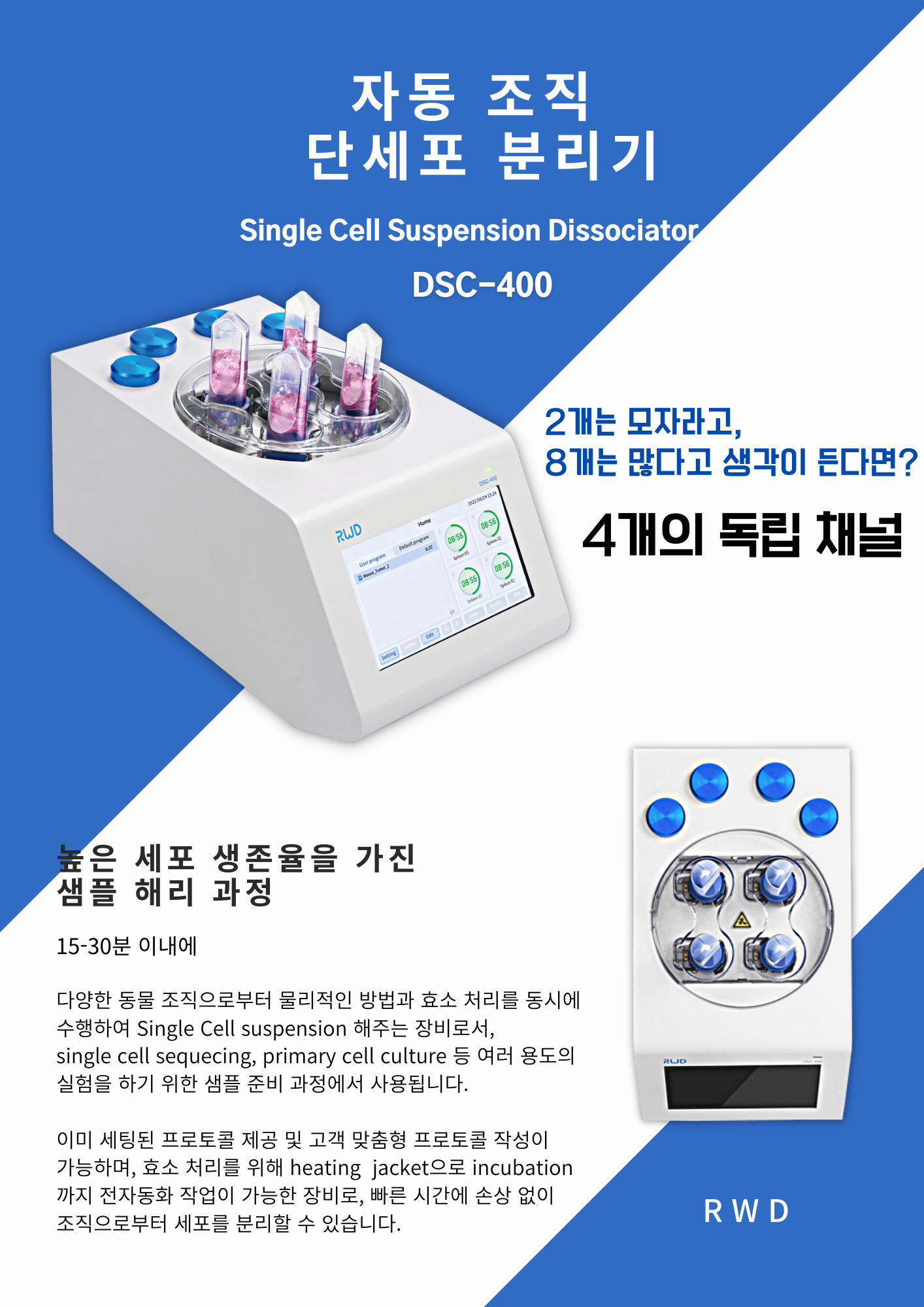 시너진 제품 정보 RWD Life Science DSC-400