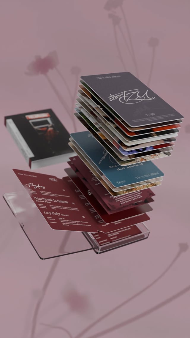 abouTZU,4 Type 3D Album Preview Work