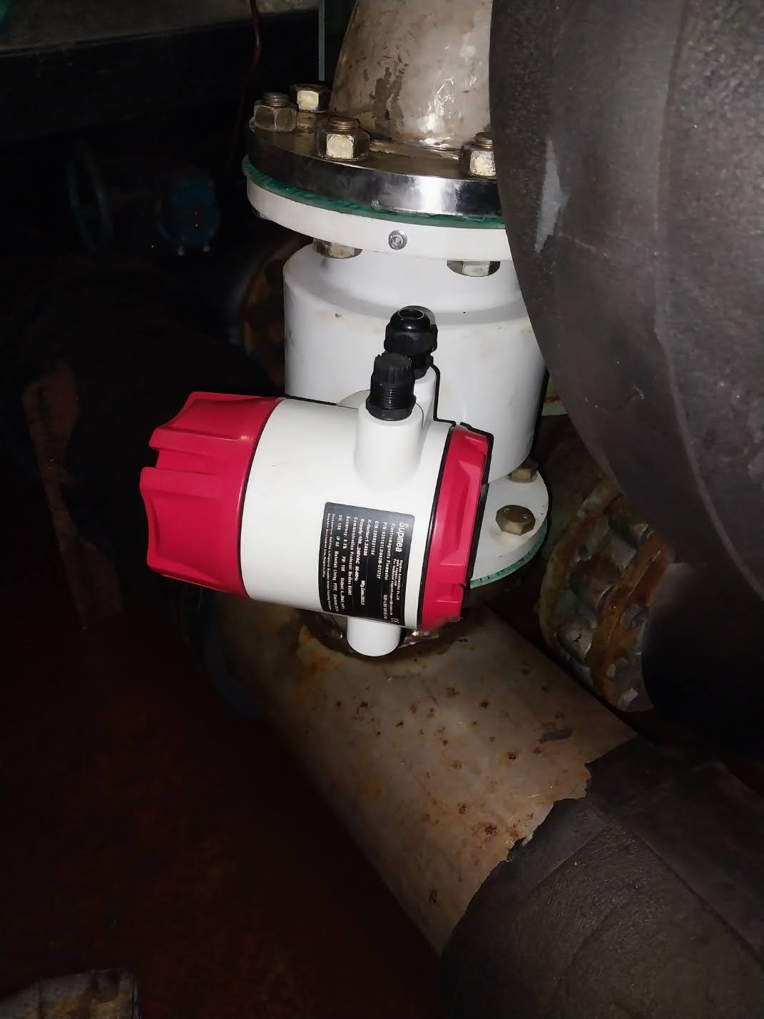 Supmea LDG150A 후렌지 마그네틱 전자식 유량계 적용 (Magnetic electronic flow meter ...