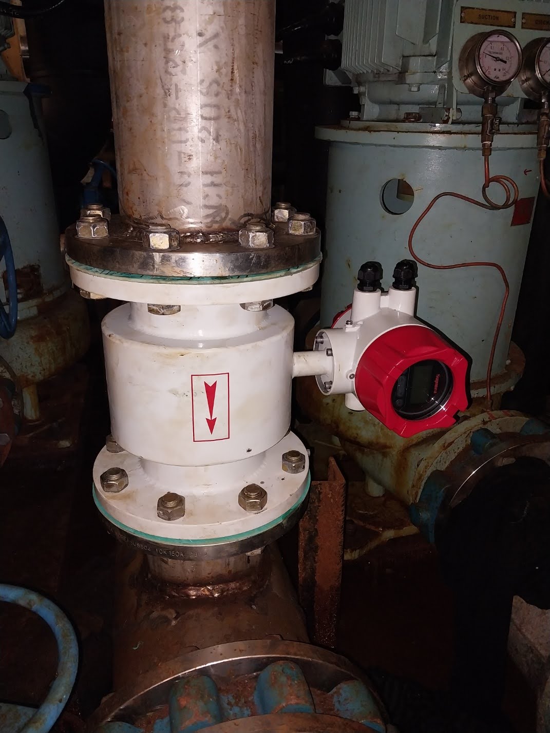 Supmea LDG150A 후렌지 마그네틱 전자식 유량계 적용 (Magnetic electronic flow meter ...