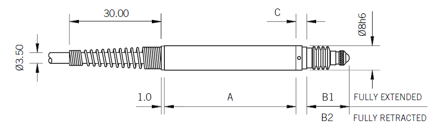 솔라트론 DP/20/S 외 디지털 프로브 - 20mm (21mm 스트로크) | (주)해암이엔지 : (주)해암이엔지