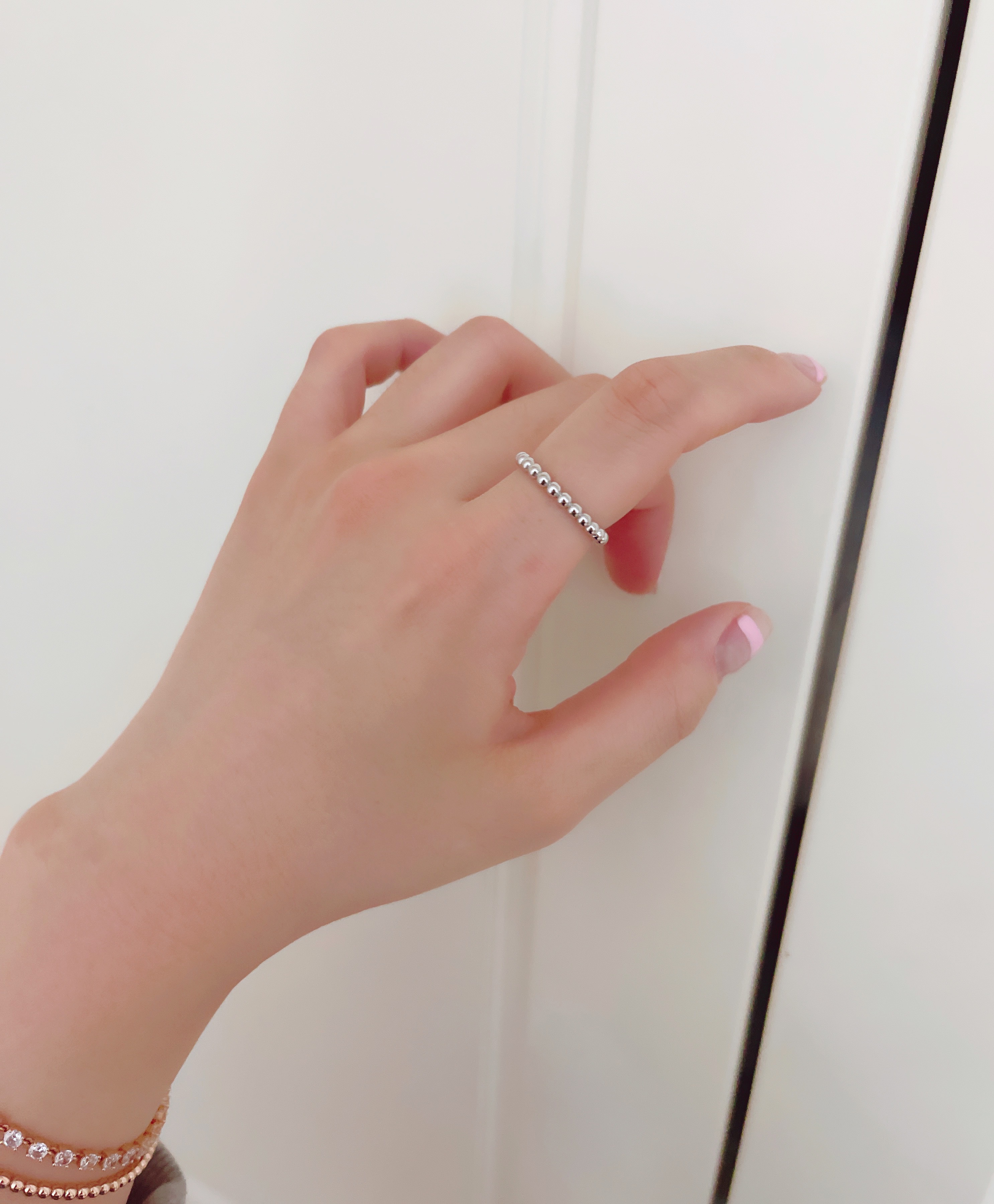 할로우 비즈 링 - SM : 어메종 Aumaison | 매일 착용하는 클래식 & 프리미엄 주얼리