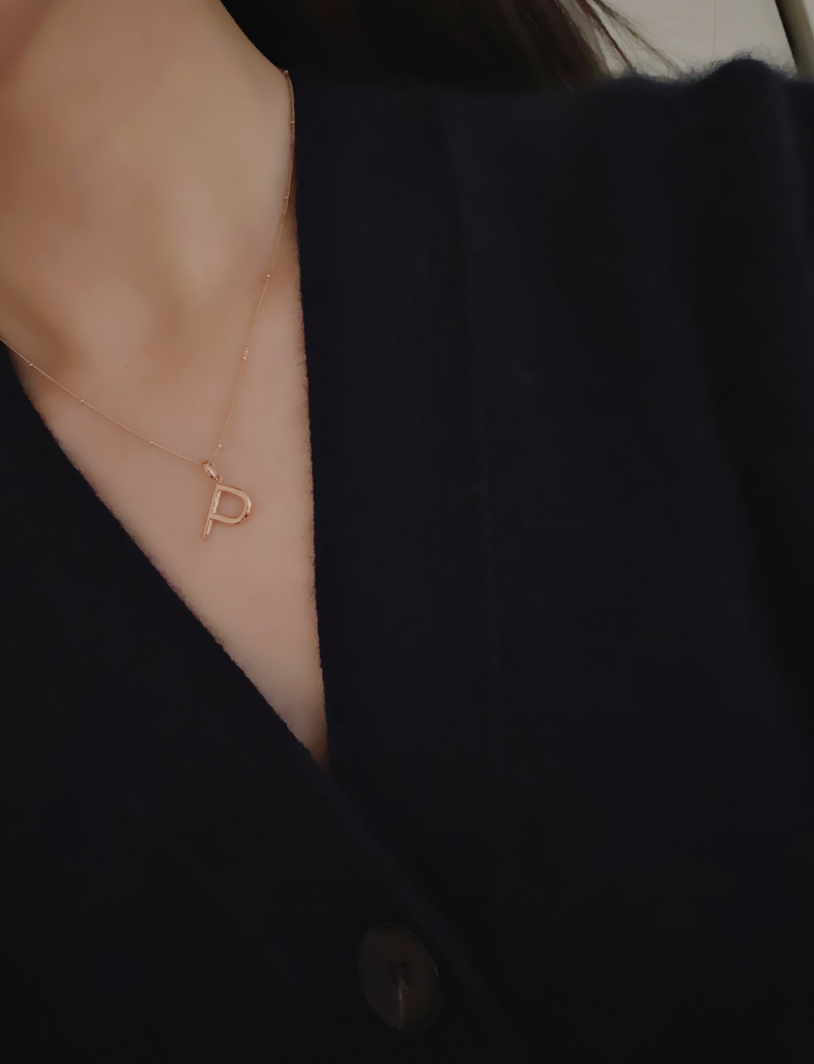 메종 이니셜 목걸이 - P : 어메종 Aumaison | 매일 착용하는 클래식 & 프리미엄 주얼리