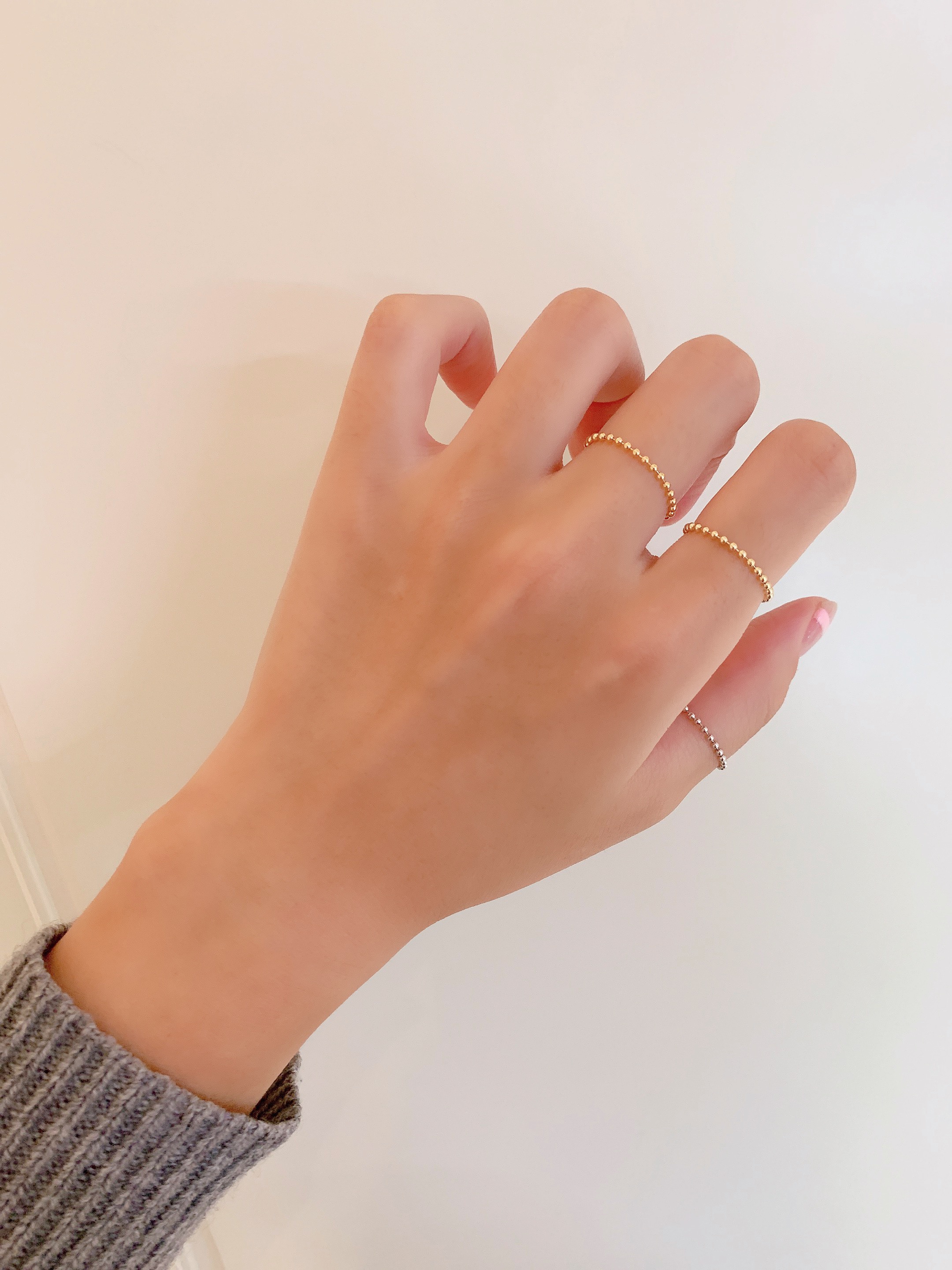 플레인 볼 체인반지 : 어메종 Aumaison | 매일 착용하는 클래식 & 프리미엄 주얼리