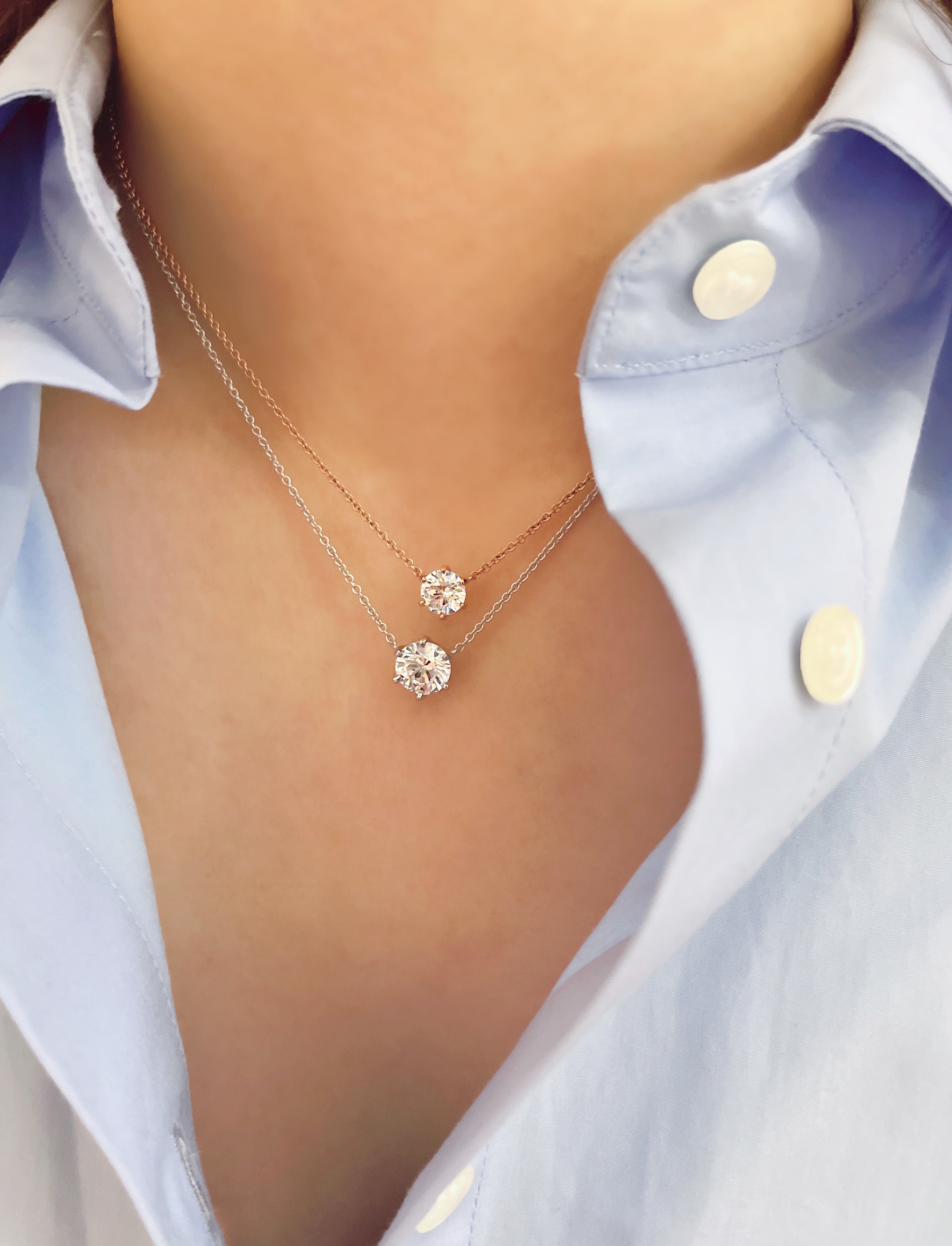디온 큐몬드 목걸이 - 1캐럿 : 어메종 Aumaison | 매일 착용하는 클래식 & 프리미엄 주얼리