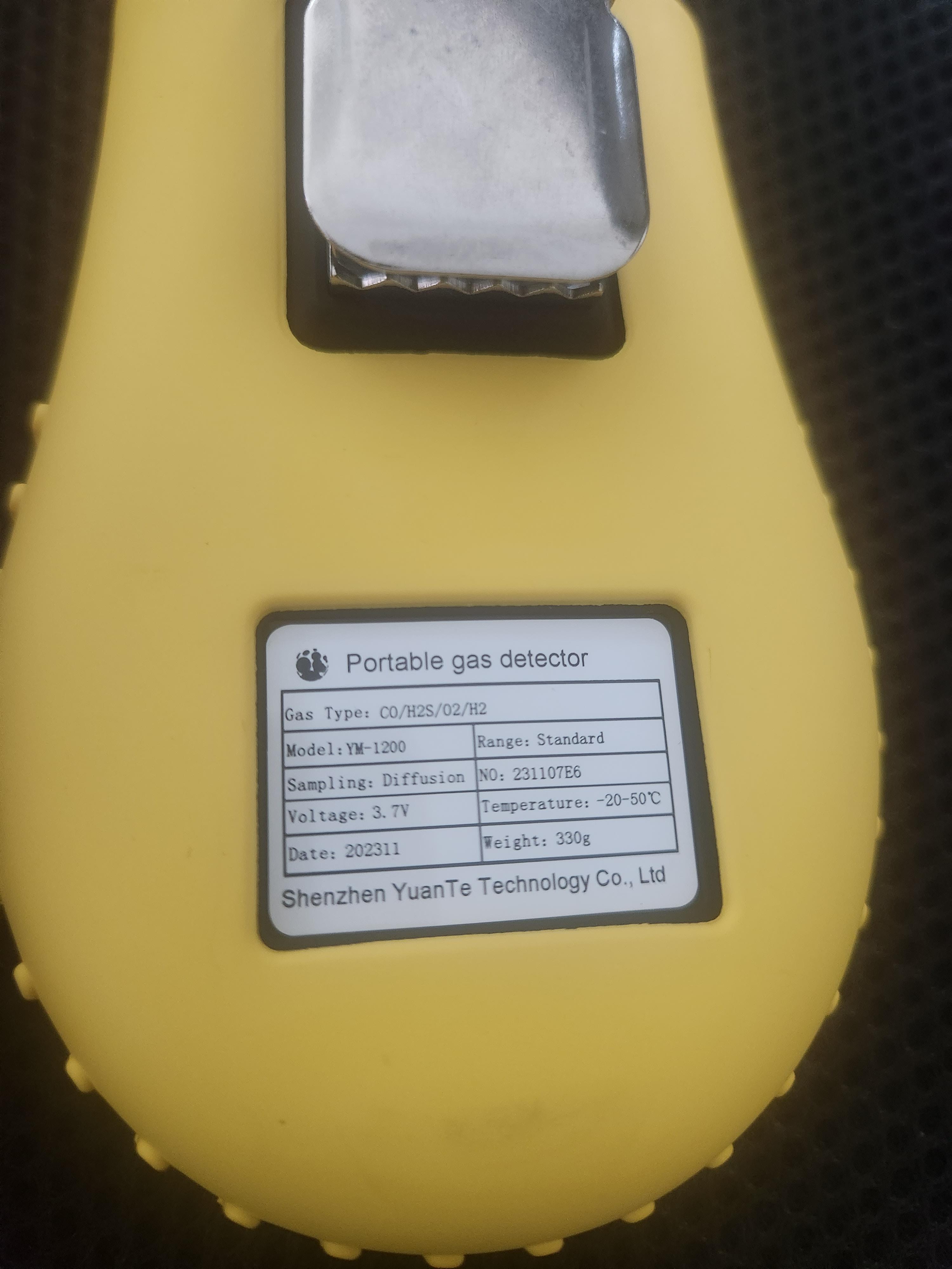 [YM-1200]복합가스 측정기 커스텀 (O2,CO,H2S,LEL(H2) 사례 : 세이프가스 SAFEGAS