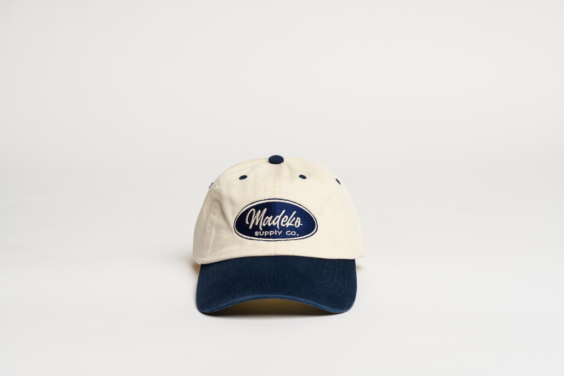 TWO TONE SUPPLY CO BALL CAP_NAVY : 마데코 (MADEKO)