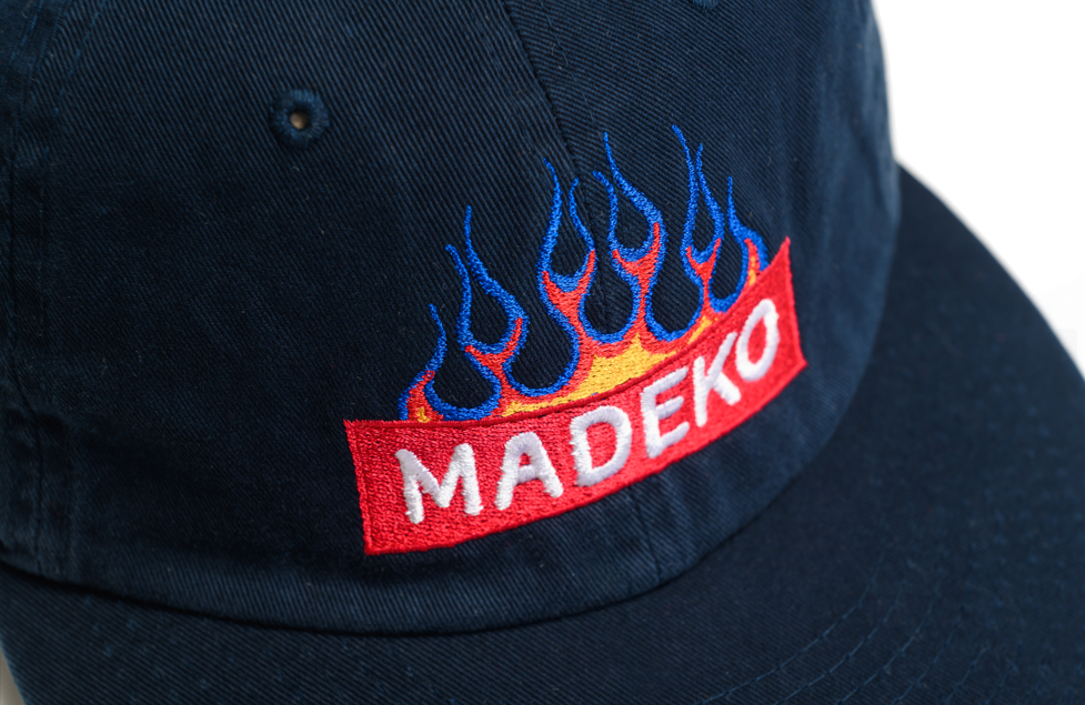 FLAME CAP_NAVY : 마데코 (MADEKO)